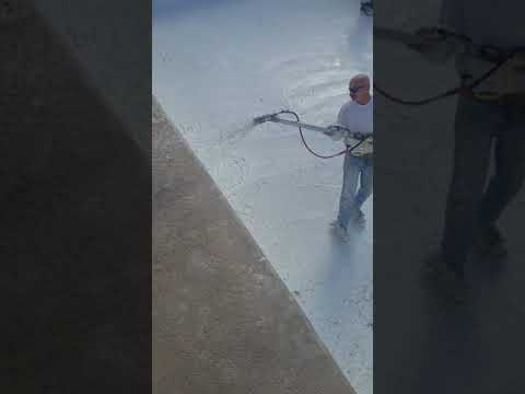 Replastering a large pool