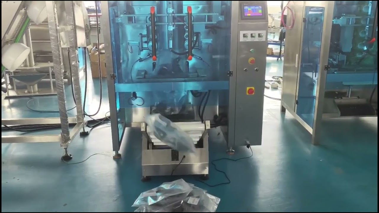 Multihead Weigher Vertical Packing Machine Irregular Plastic & Solid Materials