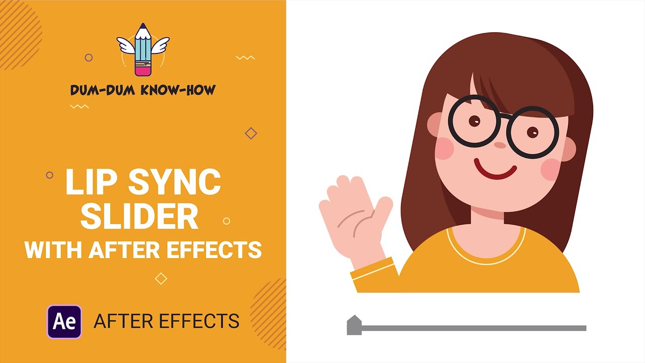 Lip Sync with Slider Control After Effects Tutorial : No Plugins