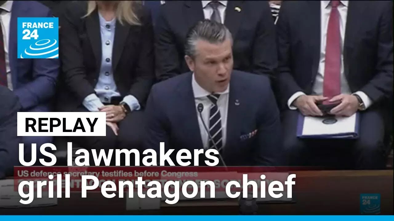 REPLAY: US lawmakers grill Pentagon chief Hegseth over Iran war • FRANCE 24 English