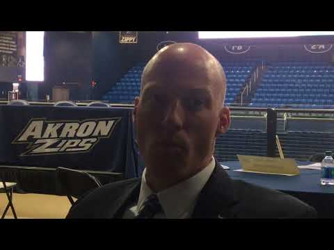 John Groce Akron head basketball coach is ready to start the season.