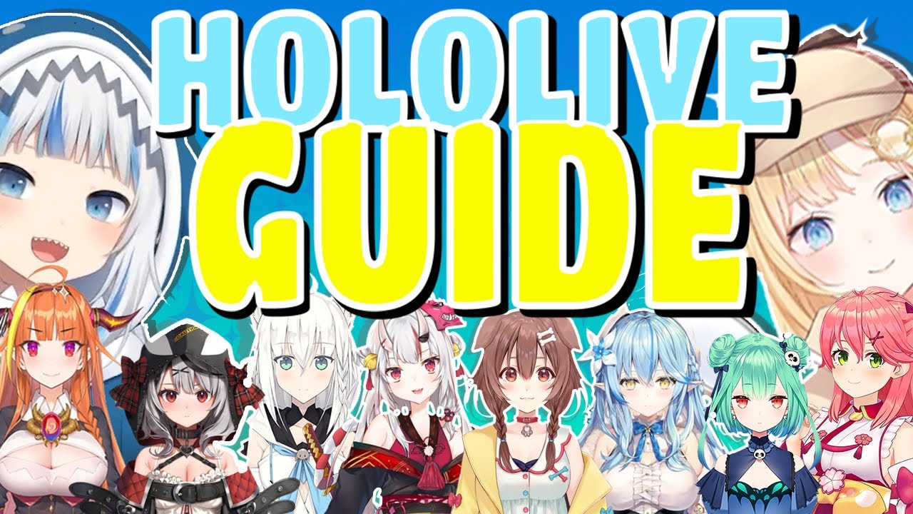 the ONLY Hololive guide you need in 2022