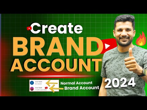 How to Create Brand Account YouTube 2024?| Move YouTube Channel to Brand Account