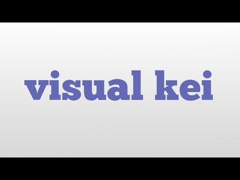 visual kei meaning and pronunciation