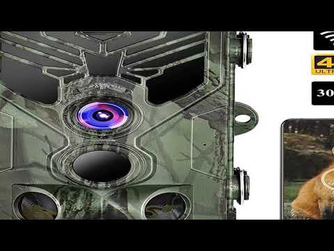4K WIFI Live Stream Hunting Cameras Live Broadcast Trail Camera 30MP APP Bluetooth Night Vision WIFI
