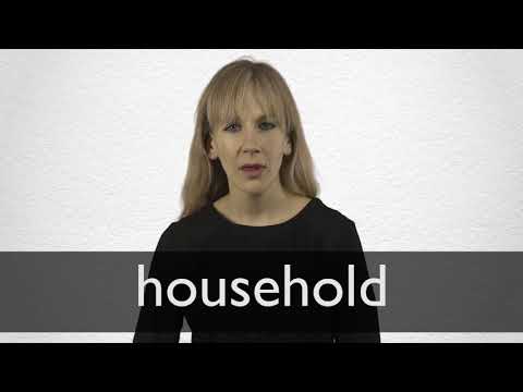 How to pronounce HOUSEHOLD in British English