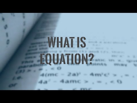 What is Equation? Video Lecture - Mathematics for Digital SAT