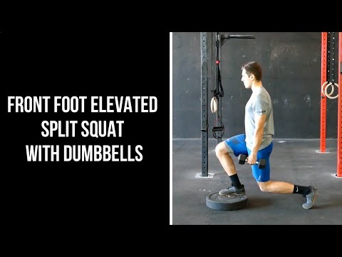 Front-Foot Elevated Dumbbell Split Squat | myworkouts.io