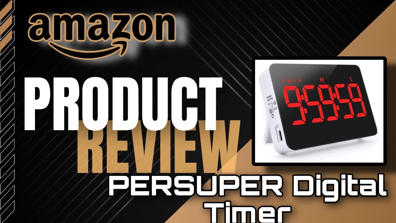 Persuper digital Kitchen countdown Timer Review