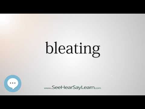 bleating