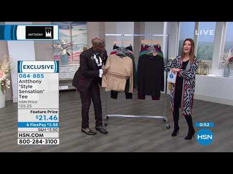Antthony "Style Sensation" CrewNeck Top