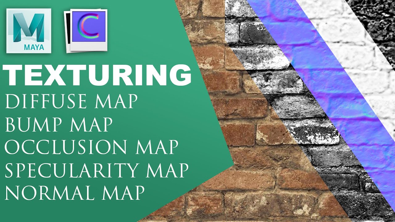 Texturing Fundamentals - Diffuse Map, Bump Map, Normal Map, Occlusion Map, Specularity Map