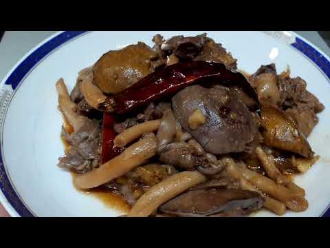 THE BEST CHICKEN LIVER WITH MUSHROOMS RECIPE || CHINESE RECIPE || SIMPLE DELICIOUS YUMMY FOODS