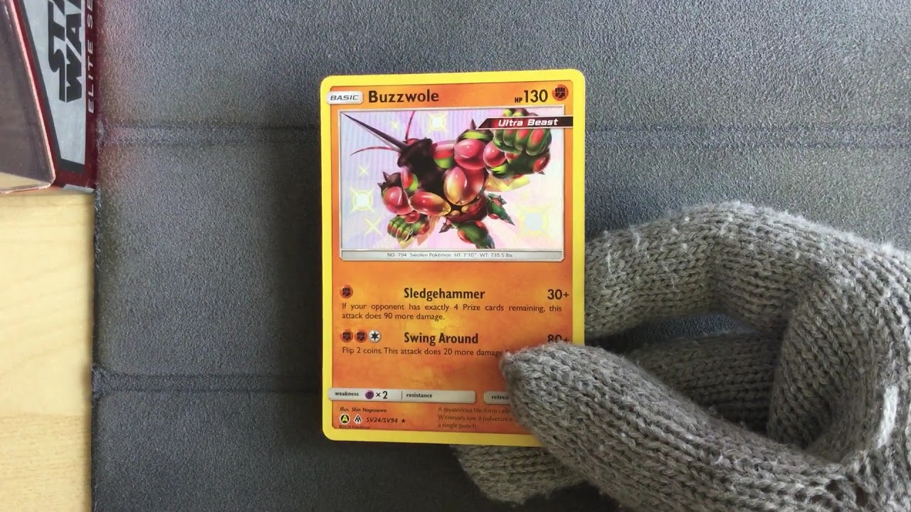shiny Buzzwole SV24/SV94 - Pokemon Hidden Fates