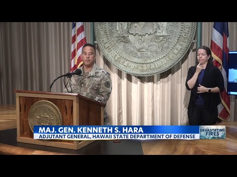 Live from Kahului airport after devastating Lahaina fire