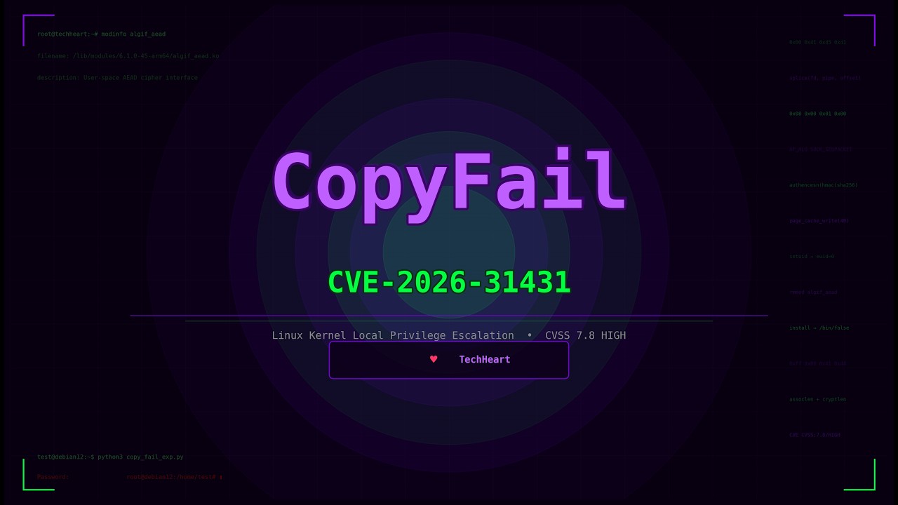 CopyFail CVE: The Linux Kernel Bug That apt upgrade Won't Fix