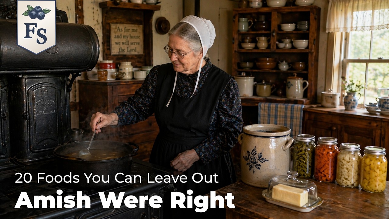 STOP Refrigerating These 20 Foods — The Amish Left Them Out On Purpose