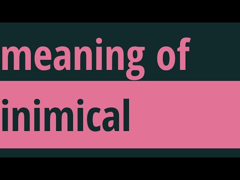 Inimical Meaning | Meaning Of Inimical | Inimical Definition | #shorts #words #WordHeavy