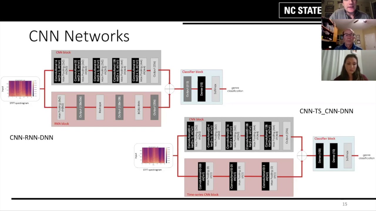 Music Genre Classification with Parallel Neural Networks