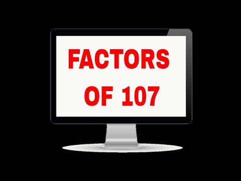 Factors of 107