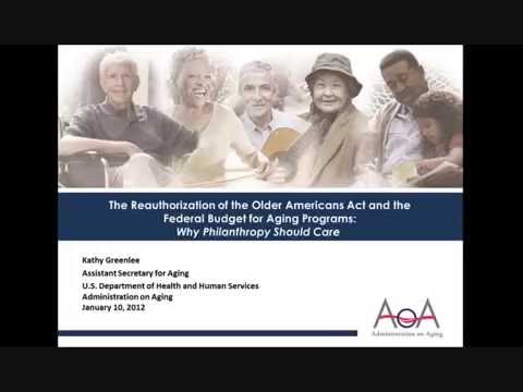 The Older Americans Act and the Federal Budget