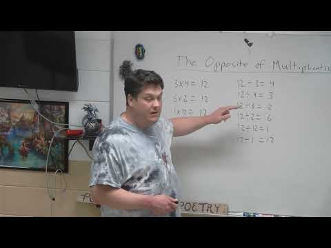 The Opposite of Multiplication