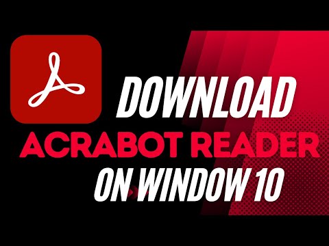 How To Download Acrobat Adobe reader For Windows 7/10/11