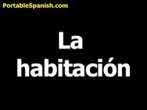 Spanish word for room is la habitación