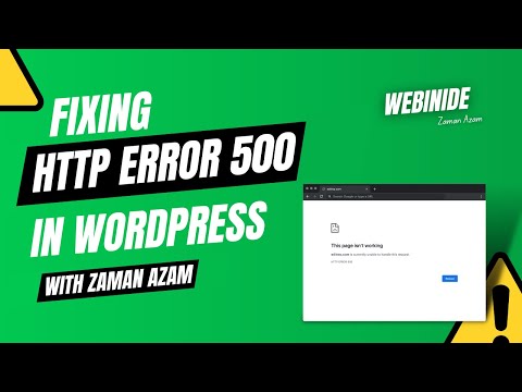 How to Fix HTTP Error 500 WordPress | Fixing Internal Server Error WordPress | 2023
