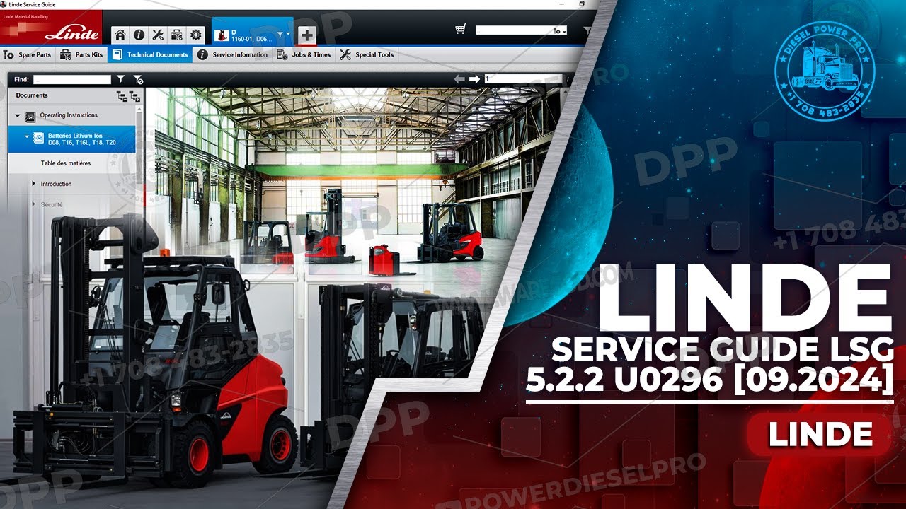LEARN HOW TO INSTALL LINDE SERVICE GUIDE LSG 5.2.2 U0296 [09.2024] IN LESS THAN 2 MINUTE