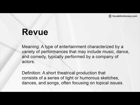 Revue Meaning