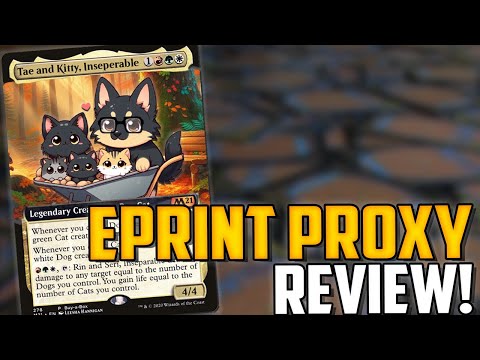 AMAZING Proxy Printing! ePrint Online Review! - Magic: The Gathering
