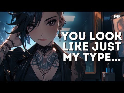 F4F | Flirting With a Goth Girl While She Does Your Lipstick ๐ค | Together in the Bathroom | Spicy