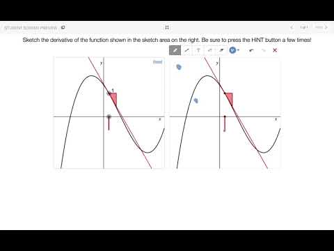 Sketching Derivative Graph Functions in Desmos