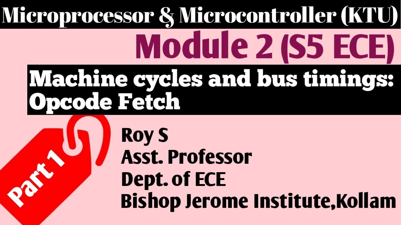 Module 2| Part 1 | Microprocessor & Microcontroller| S5 ECE - KTU