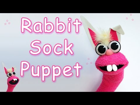 Rabbit Sock Puppet – Ana|Diy Crafts