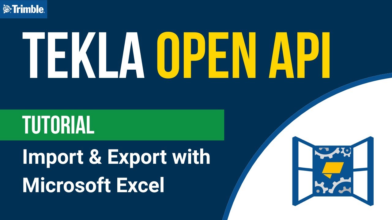 Tekla Open API (Tekla Structures) — Import & Export Class with Excel | C# Tutorial