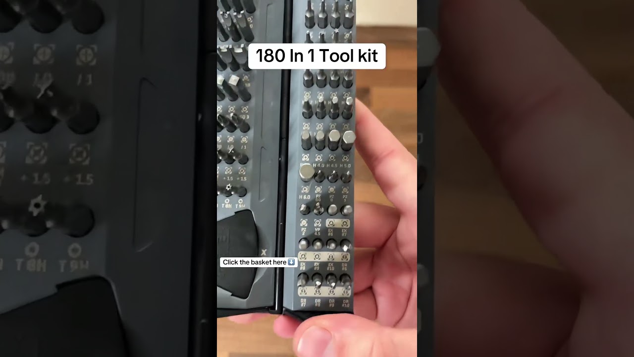 180-in-1 Toolkit: Ultimate DIY Solution #ToolKit #JulyDealDrop