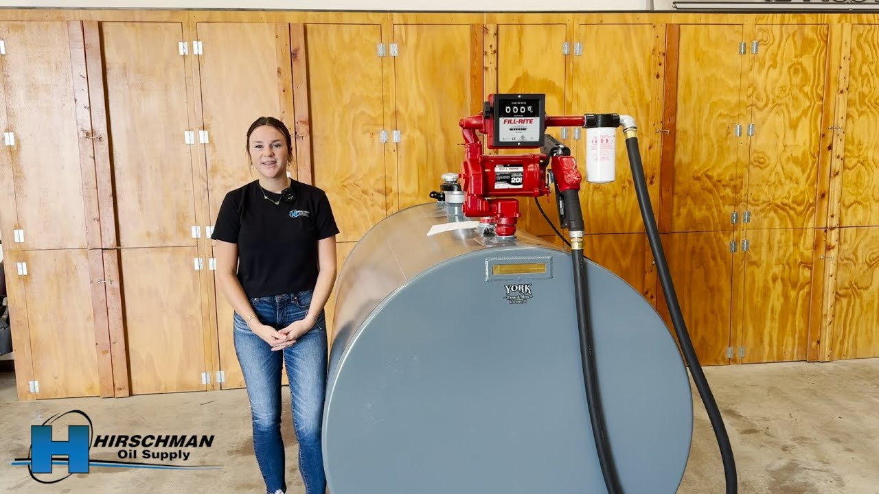500 Gallon Single Wall Fuel Tank Features & Options | Hirschman Oil Supply