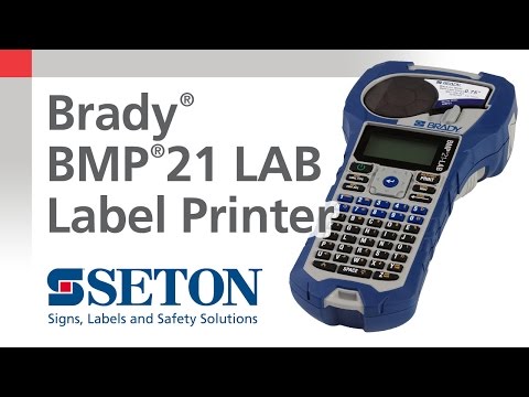 How The Brady® BMP®21 Lab Printer Helps Secure Your Laboratory Assets | Seton Video