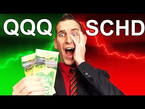 SCHD Dividend Stock Crash Versus QQQ Growth Stock Rally