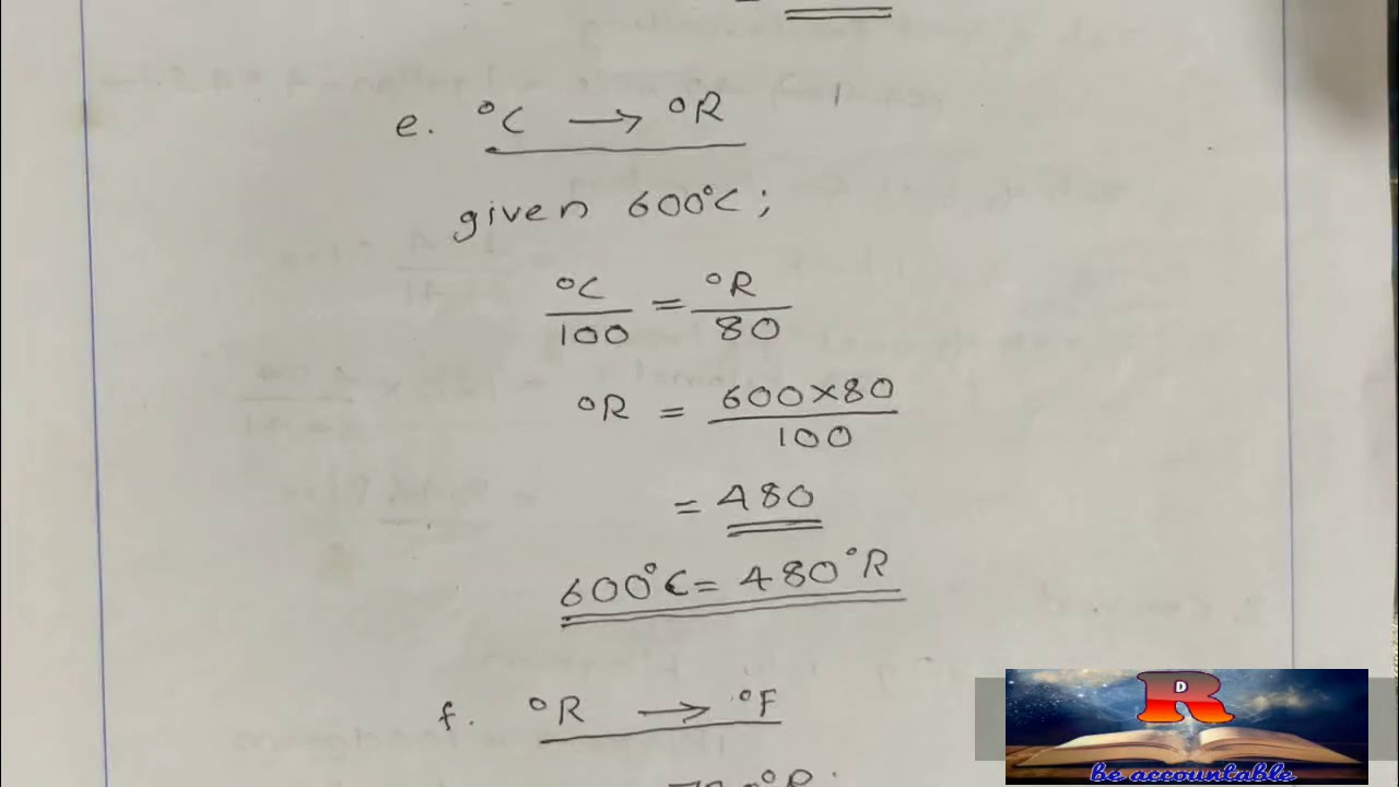 WORKSHOP AND CALCULATION 1 # UNITS PROBLEMS #