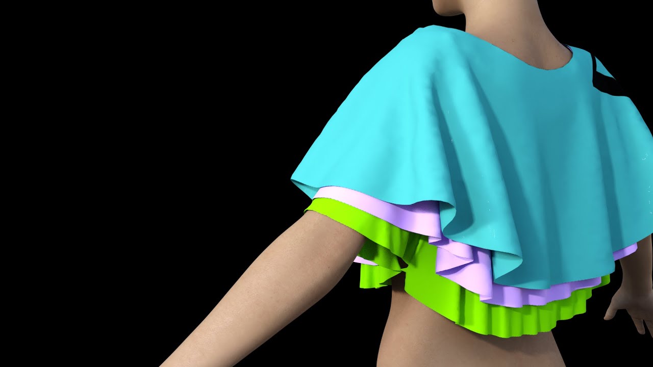 Particle Distance in Marvelous Designer - How it affects dForce in Daz Studio