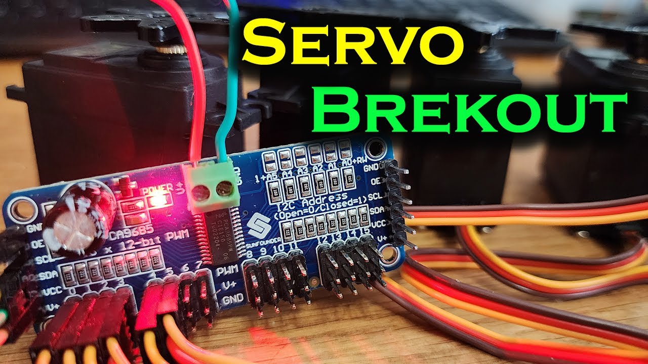 Mastering Servo Control: PCA9685 PWM Driver with Arduino Tutorial and Demo