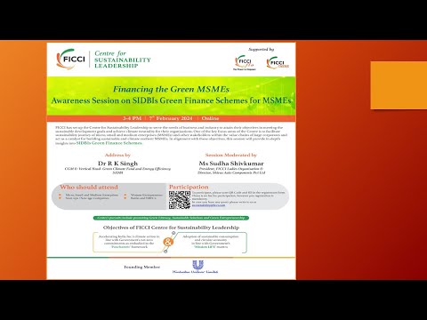 Session on Financing the Green MSME’s