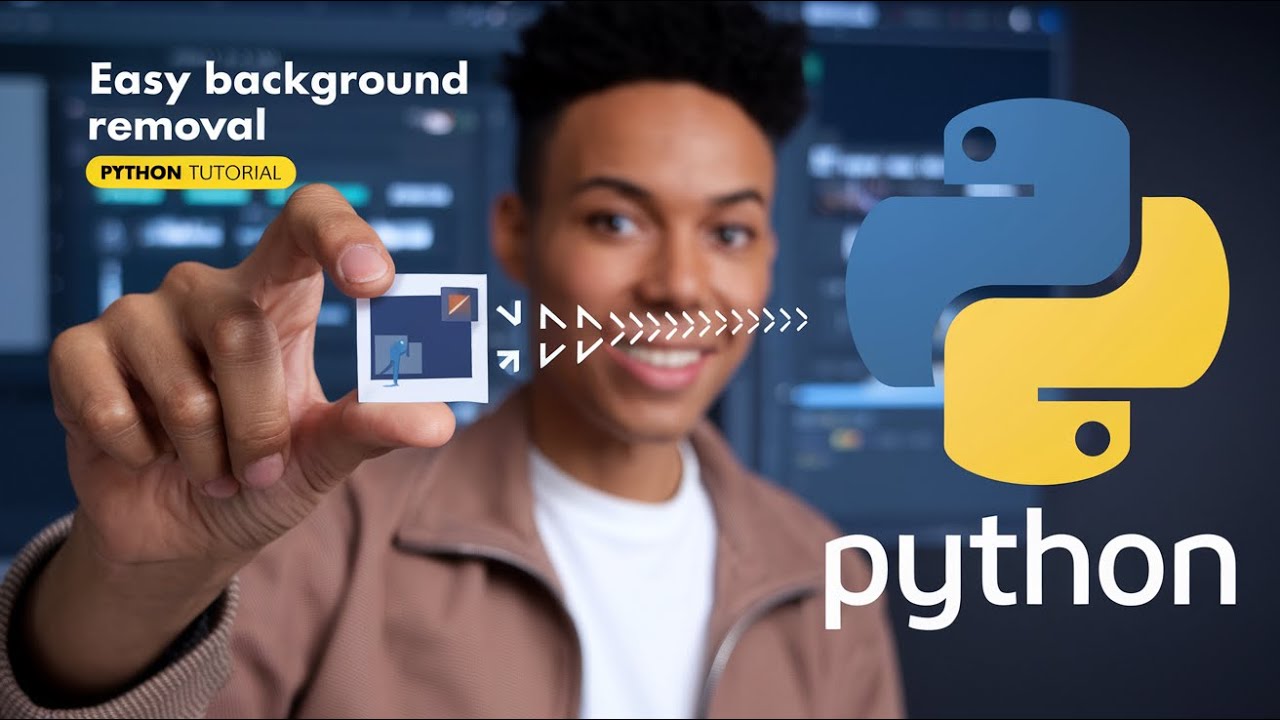 How to Remove Background from Images with Python | Image Processing | Python Tutorials for Beginners
