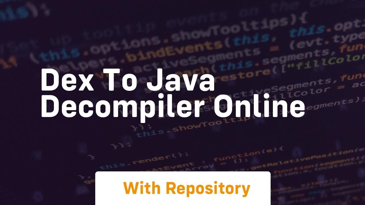 dex to java decompiler online