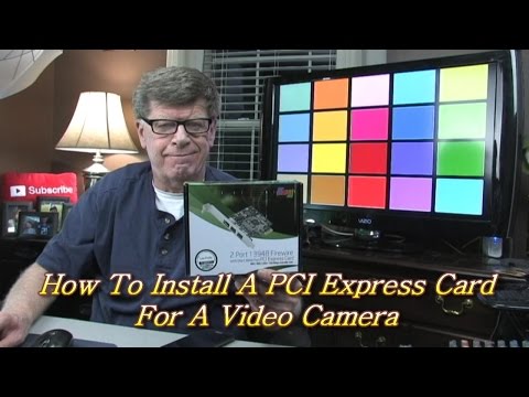 How To Install A PCI Express Card For A Video Camera | Syba Low Profile PCI-Express