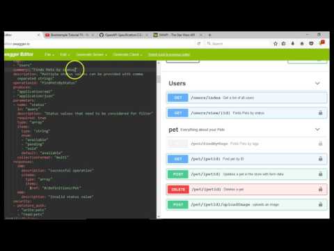Swagger API documentation tutorial for beginners - 4 - Open API specification summary