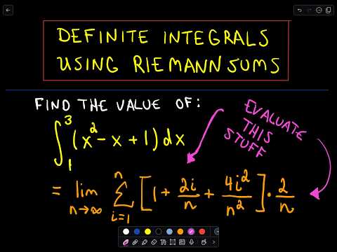 Definite Integral as a Limit of Riemann Sums - Expii